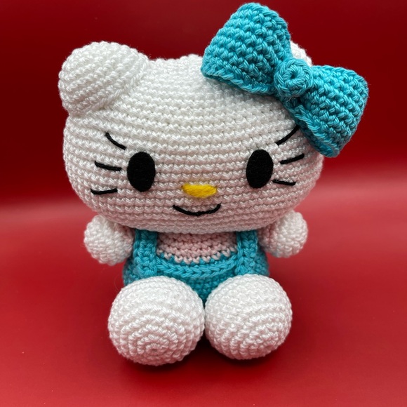 Hand Crafted | Toys | Crochet Hello Kitty Doll | Poshmark